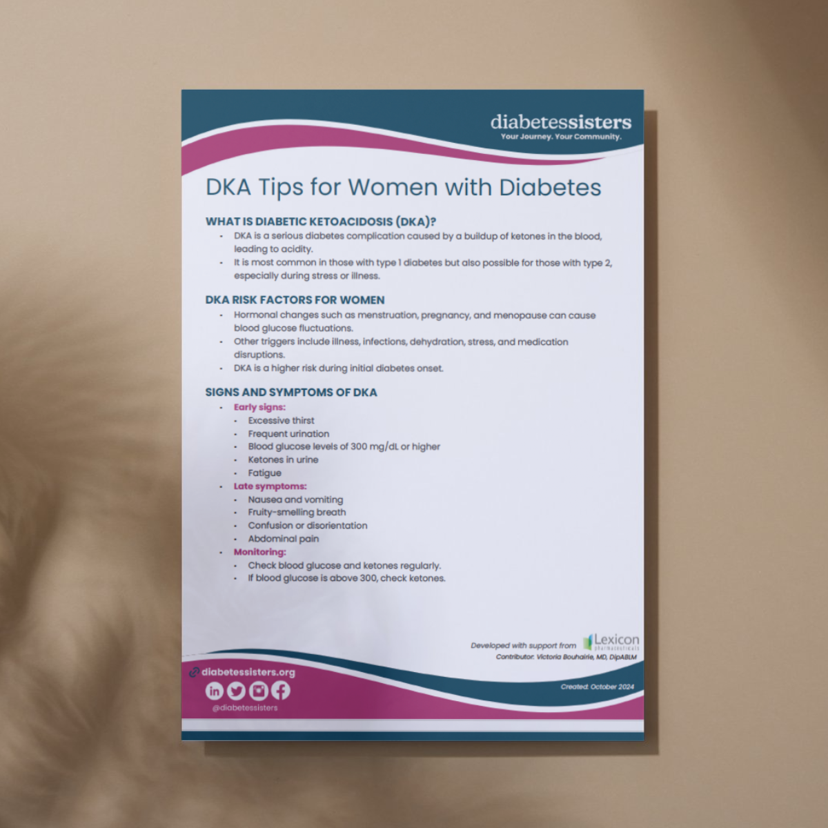 DKA Tips for Women with Diabetes - DiabetesSisters